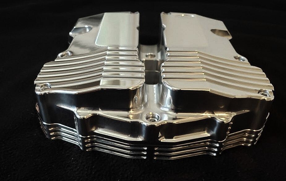 KENS FACTORY HARLEY M8 ROCKERS BOXES POLISHED OR CONTRAST CUT IN STOCK ...