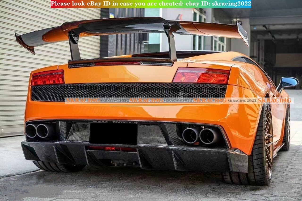For Lamborghini Gallardo LP550 LP560 LP570 Carbon Fiber Rear Bumper ...