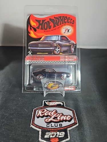 2019 Hot Wheels RLC Exclusive Club Car Black Custom Camaro with Button ...