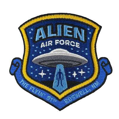 Alien Air Force Embroidered Patch | Alien & UFO | cryptozoology | eBay