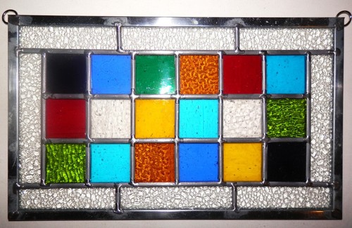 Multi Colored - Stained glass art - stained glass window hangings ...