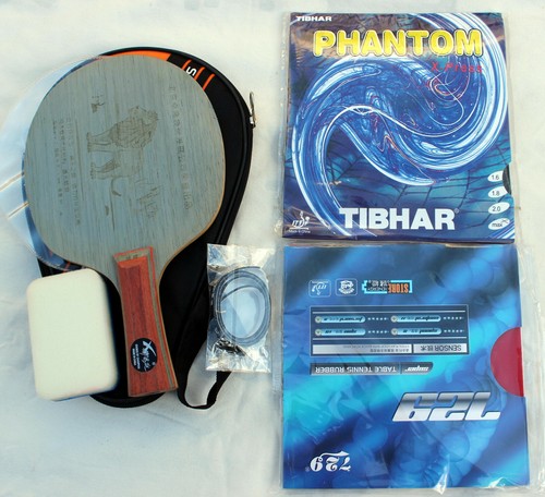 Near-Table Fast Attack: Custom-made Table Tennis Bat: Lion + TIBHAR ...