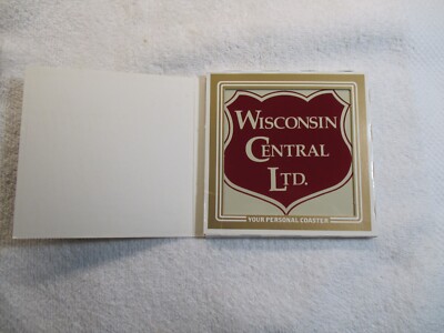Wisconsin Central Ltd. Railroad Logo Ceramic Coaster | eBay