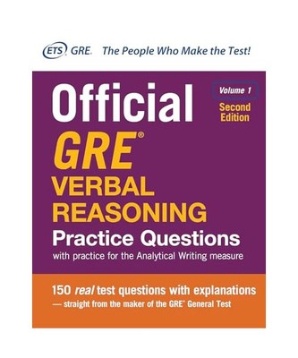 Official GRE Verbal Reasoning Practice Questions, Second Edition ...