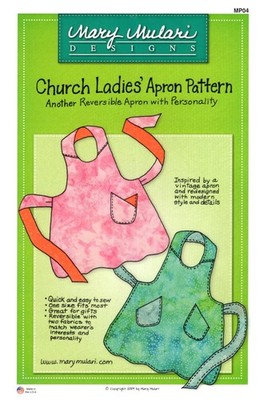 CHURCH LADIES' APRON Mary Mulari Designs MP04 UNCUT Sewing Pattern ...