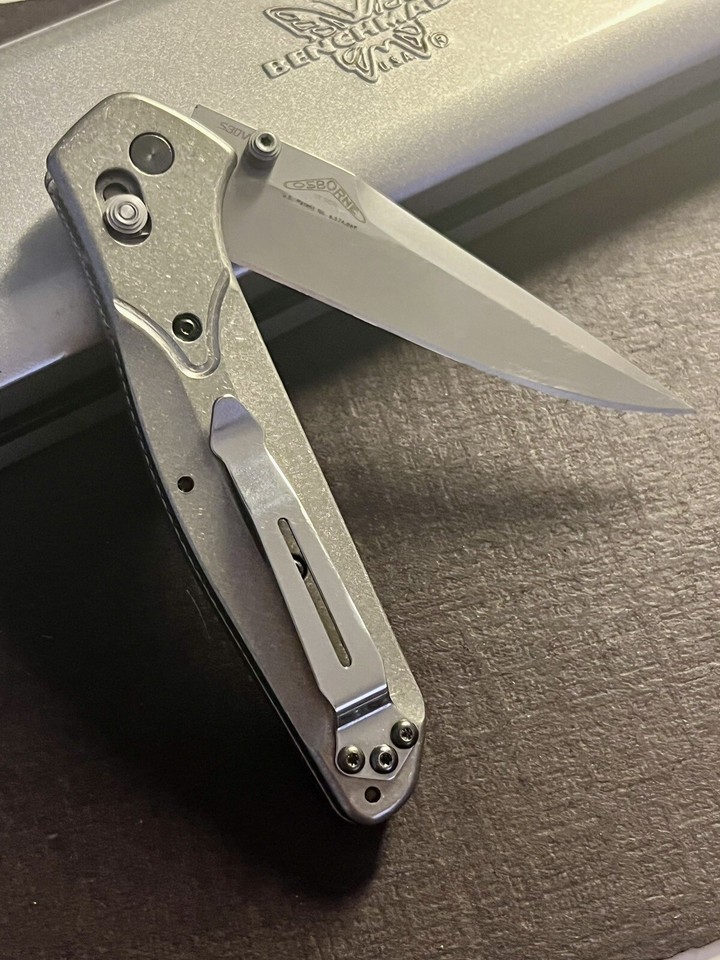 Benchmade Knife 941 943 Titanium Osborne Ti Scales S30V Rare Limited ...