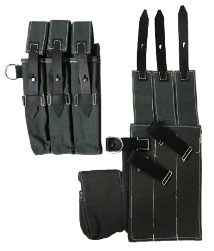 WWII German MP38/ MP40 Magazine Pouch Set - Reproduction (Grey) | eBay