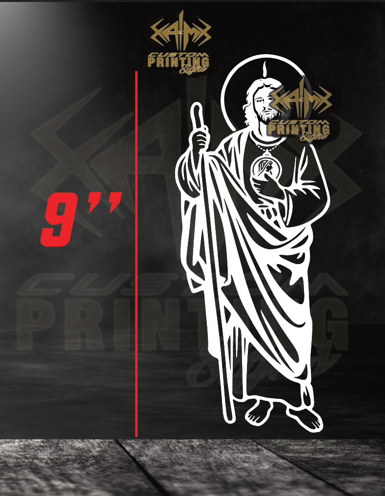 San Judas Tadeo San Juditas Saint Jude Thaddeus Vinyl Decal Sticker ...