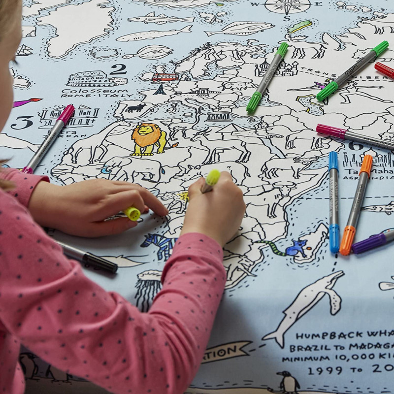 Color Your Own World Map