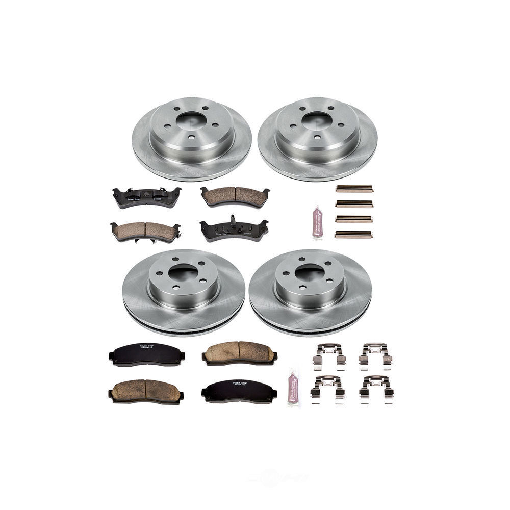 Disc Brake Kit Power Stop KOE4357 fits 01-02 Ford Explorer Sport for ...