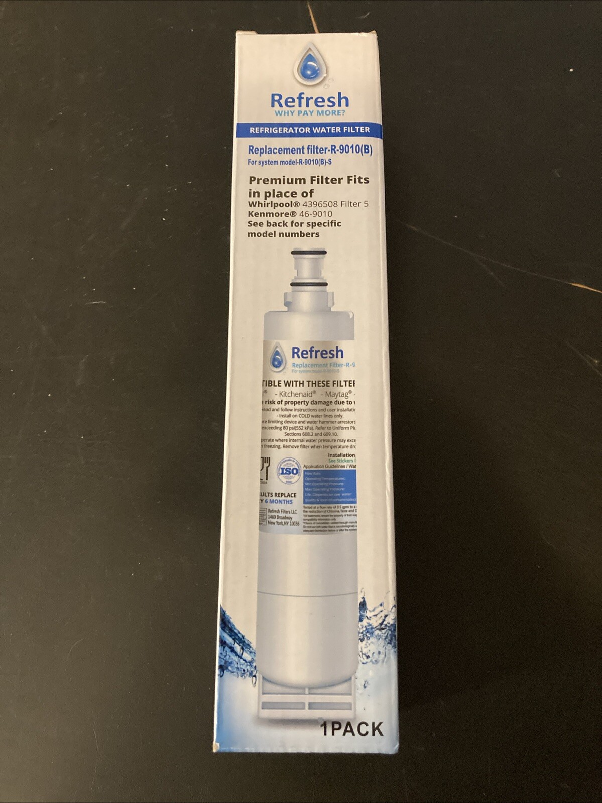Refresh R-9991 Replacement for Refrigerator Water Filter - Pack of 1 | eBay