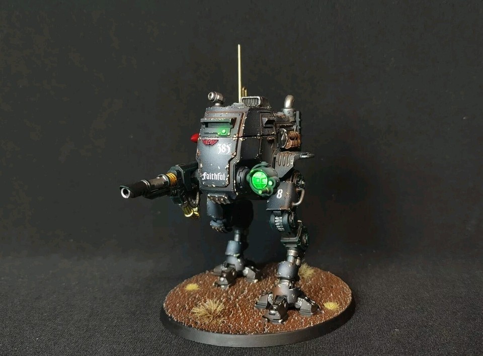 Warhammer 40k commission painted Militarum Krieg Sentinel weapon on ...