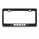 Metal License Plate Frame Nurse Nurses Car Accessories Chrome | eBay