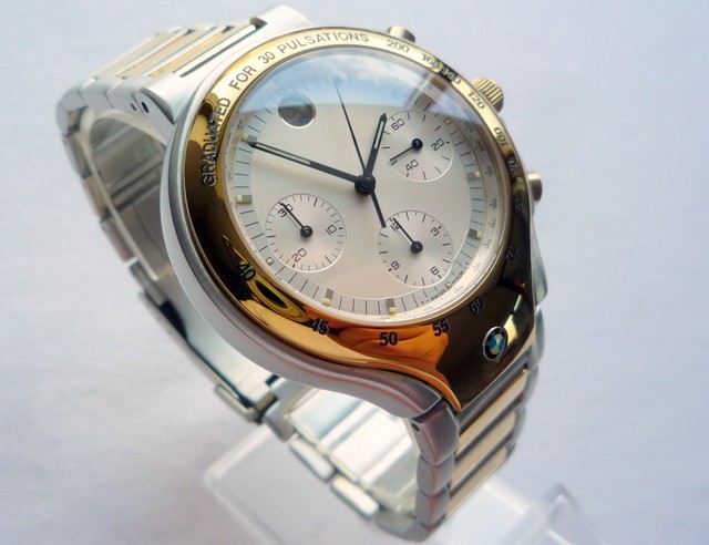 Classic BMW Car M Style Automatic Chronograph Watch Power Motorsport ...