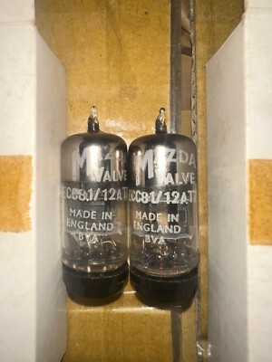 MAZDA 12AT7/ECC81 vintage tube valve NOS MADE IN UK | eBay