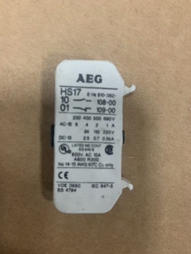 AEG HS17 NO/NC | eBay