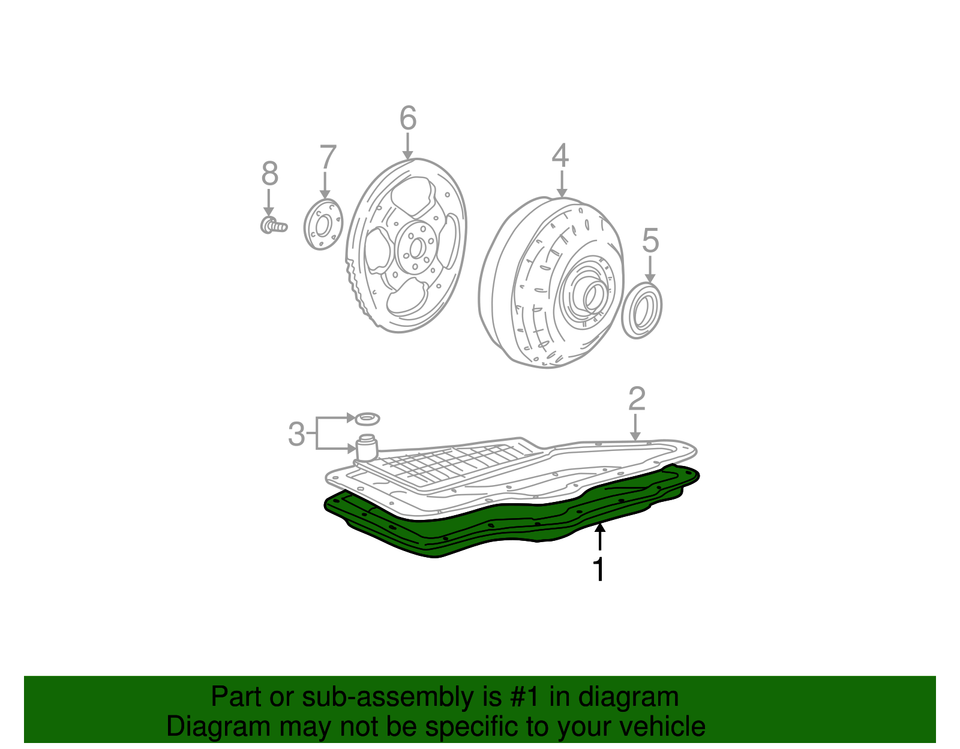 Genuine Ford Trans Pan F6DZ-7A194-A | eBay