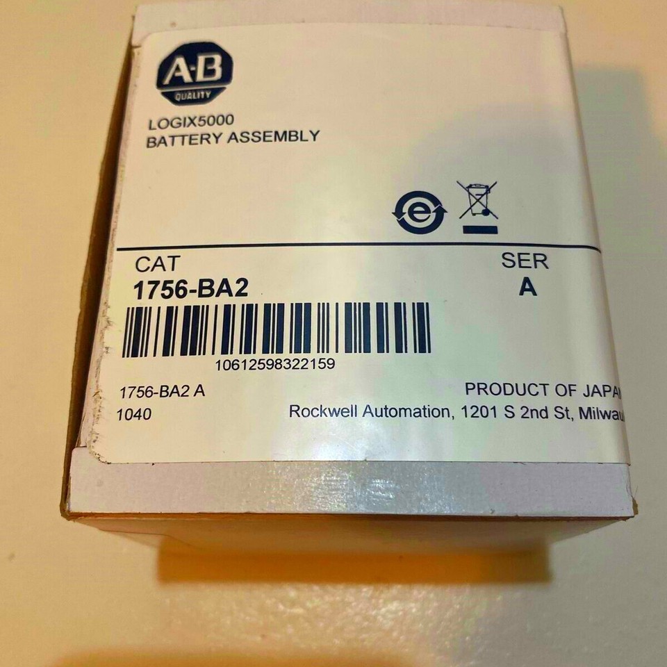 1 PCS Allen Bradley AB 1756-BA2 3V Battery PLC 1756-BA2 Battery ...