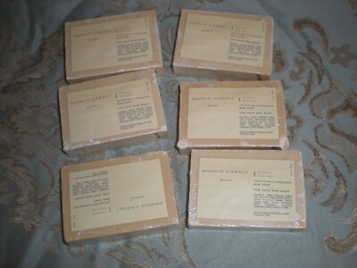 ANGELO CAROLI MILANO VELVETING CLEANSING FACE & BODY BARS (6 Bars) 2.1 ...