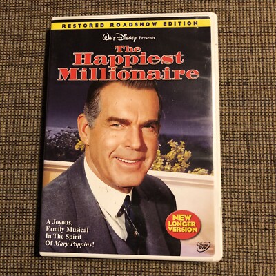The Happiest Millionaire (DVD, 2004) Fred MacMurray Greer Garson Disney ...