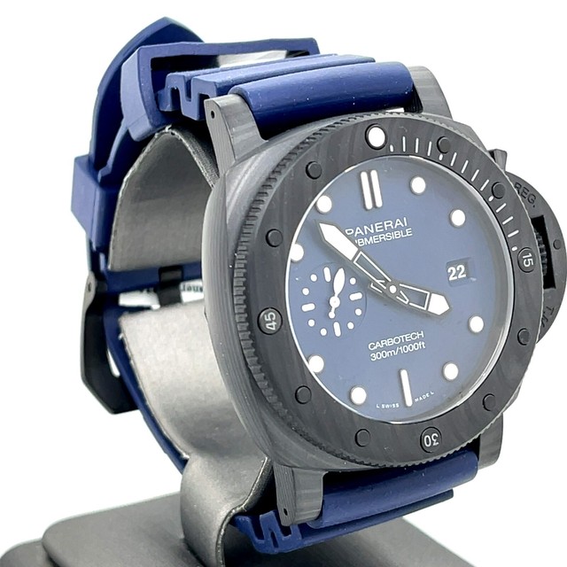 Panerai Submersible Blue Men's Watch - PAM01232 for sale online | eBay