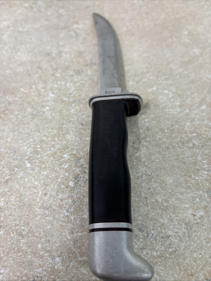 Vintage BUCK 118 Fixed Blade Knife USA Made No Sheath | eBay