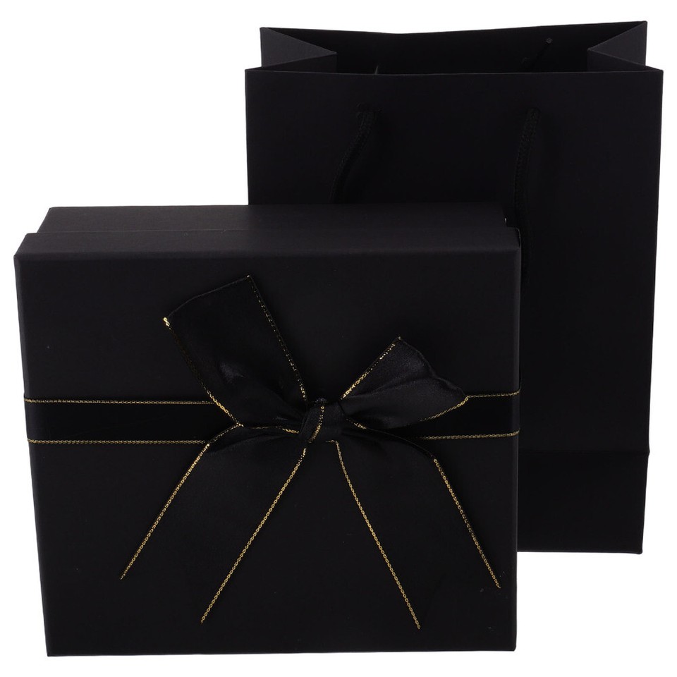 3 Sets Decorative Ribbon Bow Boxes Apparel Lipstick Packaging Box Paper ...