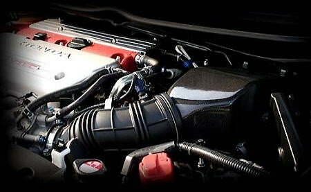 MM Style Carbon Fiber Air Box With Air Duct Intake Kit For Honda 06-08 ...