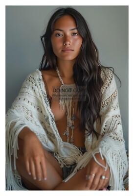 GORGEOUS YOUNG SEXY NATIVE AMERICAN LADY 4X6 FANTASY PHOTO | eBay Australia