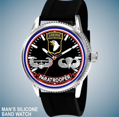 U.S. Army 101st ABN Paratrooper Air Assault Parachutist Jump Wings Man ...