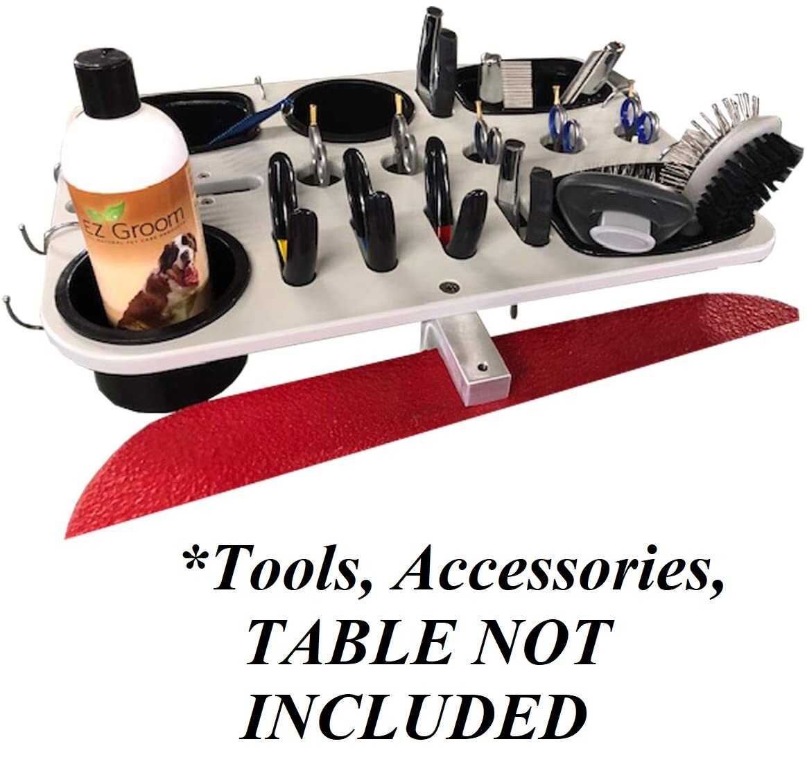 RESCO PET GROOMING GROOMER ORGANIZER TABLE TRAY Tool Blade Scissor ...