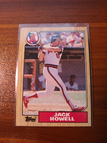 1987 Topps #422 Angels Jack Howell *1488 | eBay