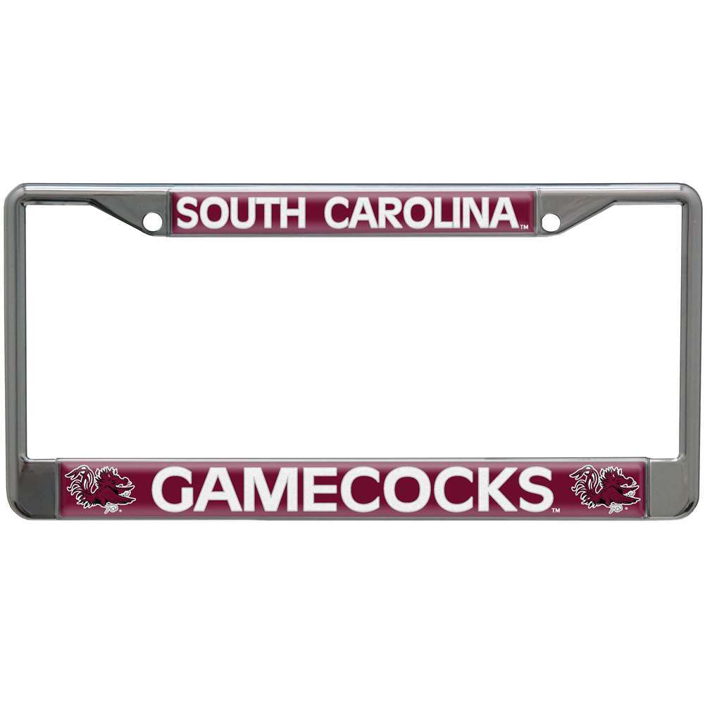 South Carolina Gamecocks Metal License Plate Frame w/Domed Acrylic | eBay