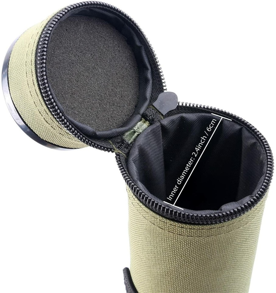 Maxcatch Cordura Rod Tube(Case) with Plastic Cap for 9ft/10ft 4 pcs Fly ...
