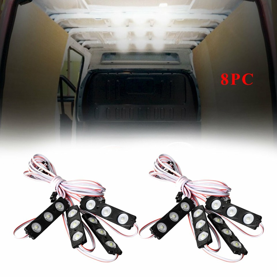 8pcs Car Pickup Truck Cargo Bed Light 24 White LED Pod Strips ...
