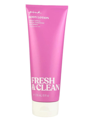 VICTORIA’S SECRET PINK FRESH & CLEAN FRAGRANCE BODY LOTION CREAM 8 oz ...