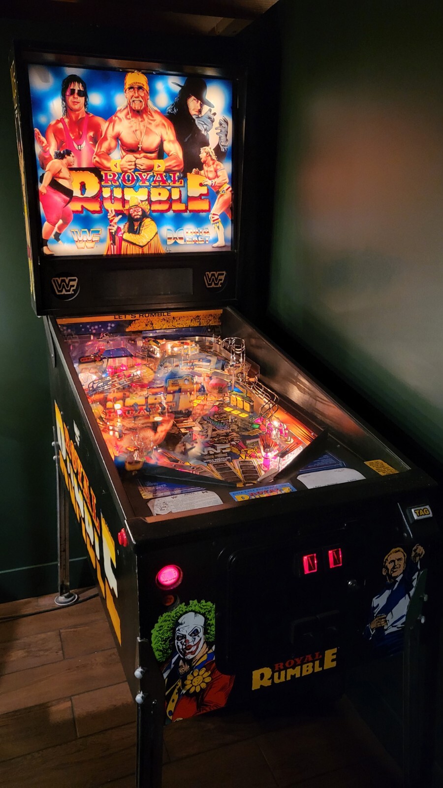WWF / WWE ROYAL RUMBLE PINBALL MACHINE (NICE!) - DATA EAST | eBay