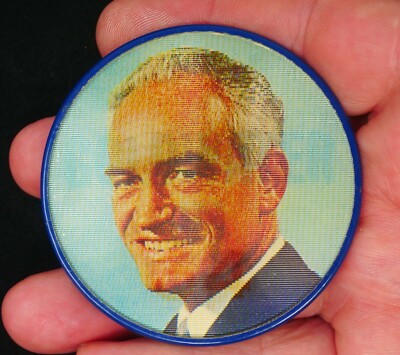 Goldwater in 64 Holographic Vari Vue Campaign Button 2.5" Wide | eBay