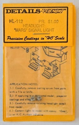 Details West HL-112 MARS LITE / HEADLIGHT: "MARS" SIGNAL LIGHT - NEW | eBay