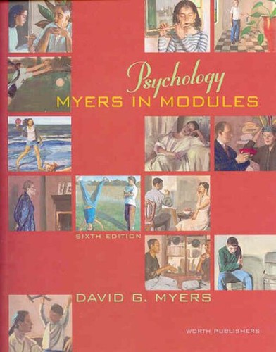 Psychologie En Modules Spirale David G. Myers | eBay