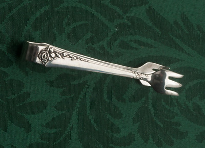 Damask Rose by Oneida Sterling Silver Sugar Tongs 3.75" | eBay