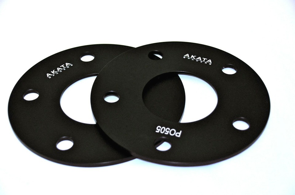 3MM AKATA SPACERS FOR PORSCHE MACAN 2015-2019 5X112 CB 66.6 BLACK ...