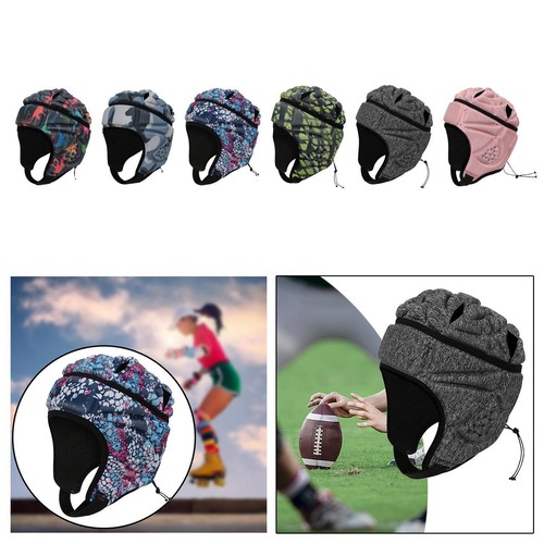 Rugby Helmet Goalkeeper Hat Headgear for Sports Flag Football Baseball ...