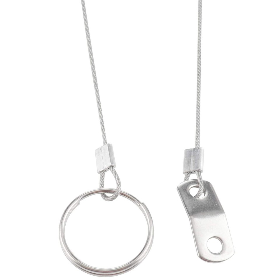 4 Pack Full 316 Stainless Steel Lanyard Cable W' Drop Cam Quick Release ...