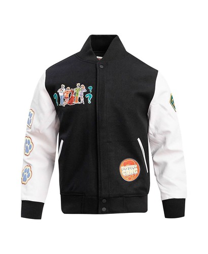 Handmade Scooby Doo Bomber Varsity Leather Jacket for Men and Women | eBay