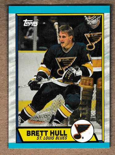 Brett Hull 1989 Topps 2nd yr card # 186 | eBay