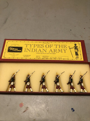 Nickolson Miniatures 54mm Types of the Indian Army glossy set #I-2 | eBay