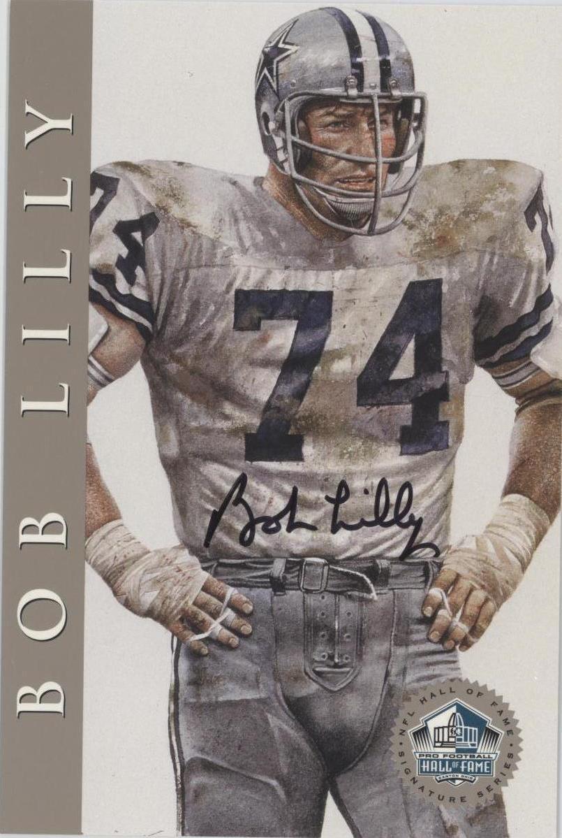 1998 NFL Hall of Fame Signature Series - Bob Lilly Autographs /2500 (AU ...