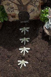Dragonfly Mini Stepping Stones set of 4: Fairy Garden Landscaping | eBay