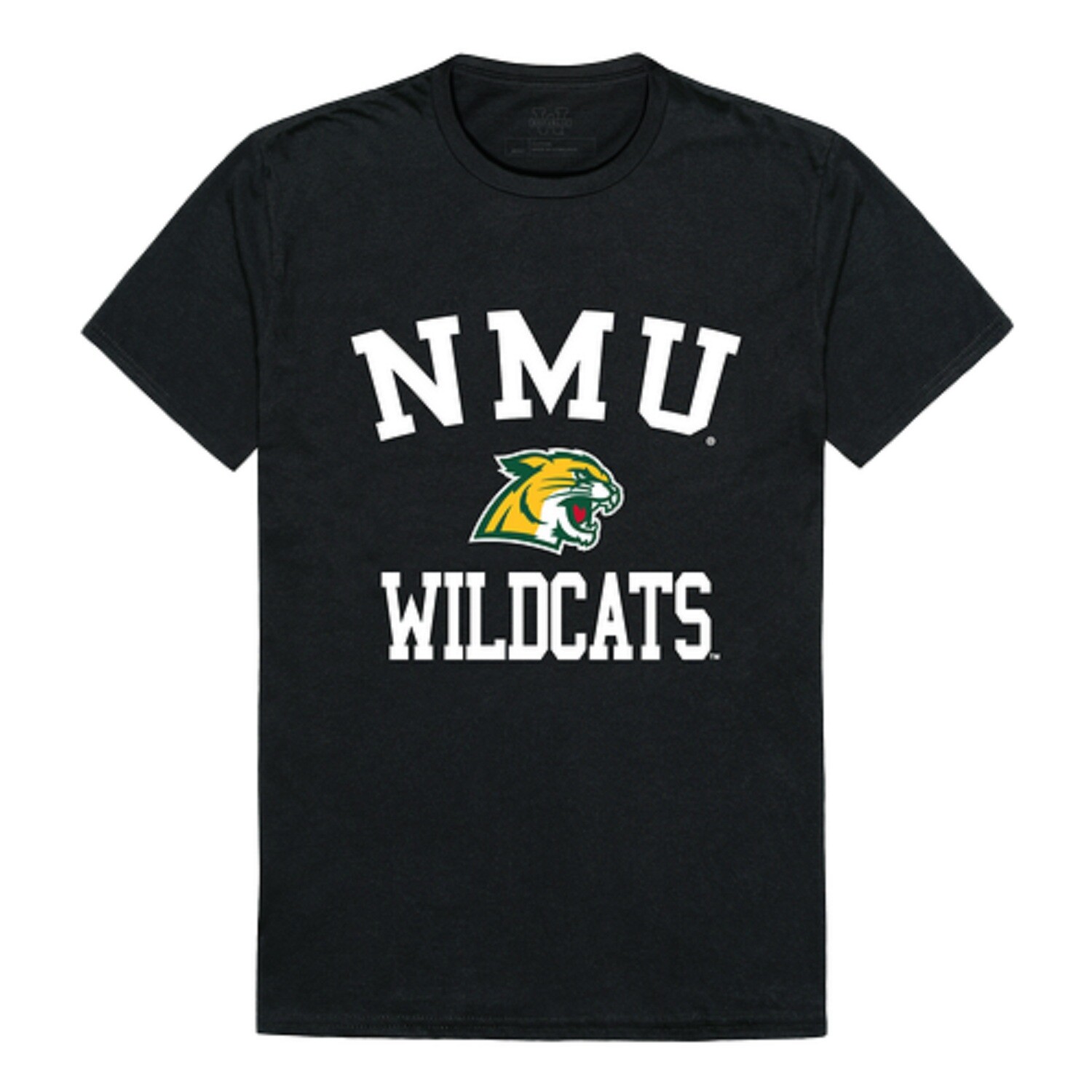 Northern Michigan University Wildcats NMU College Cotton Graphic Black ...